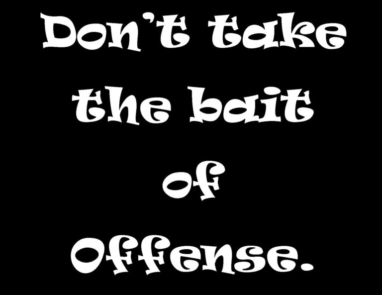 Offenses Will Come, Let it Go - DA' STYLISH FOODIE