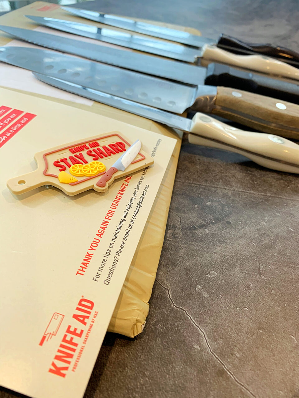 Knife Aid Sharpening - DA' STYLISH FOODIE