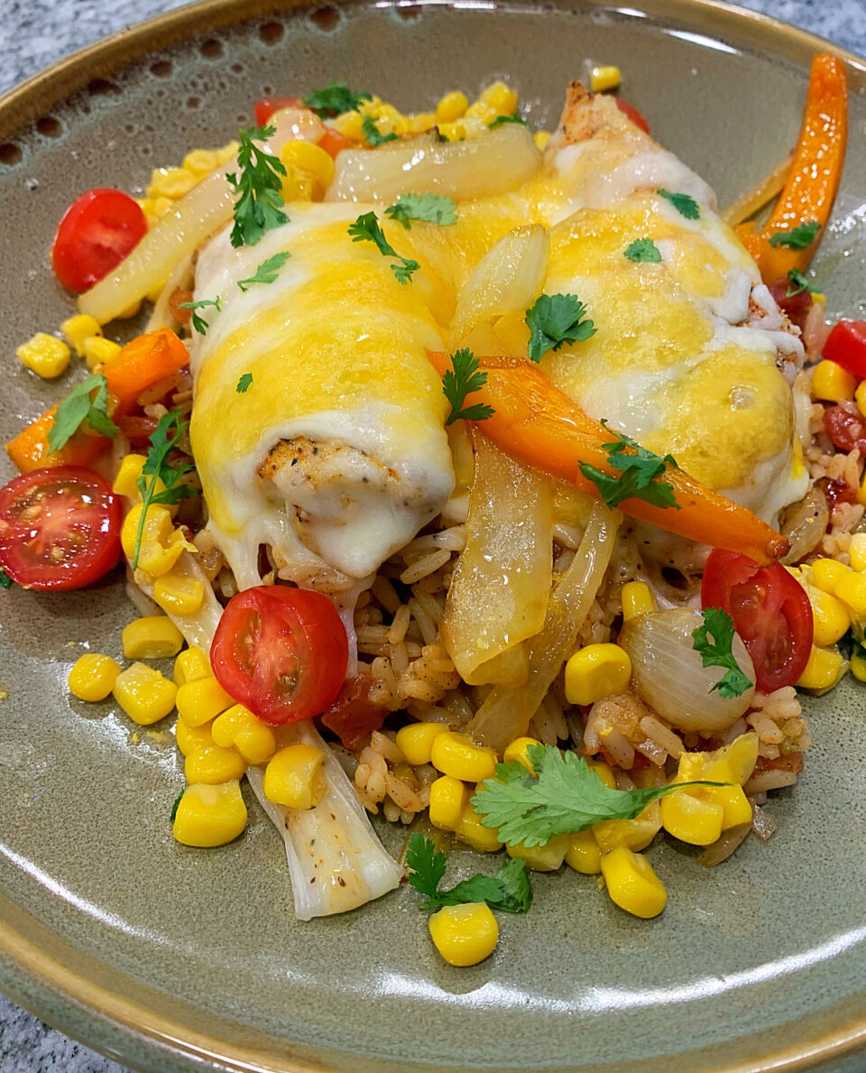 Cheesy Chicken Bowl - DA' STYLISH FOODIE