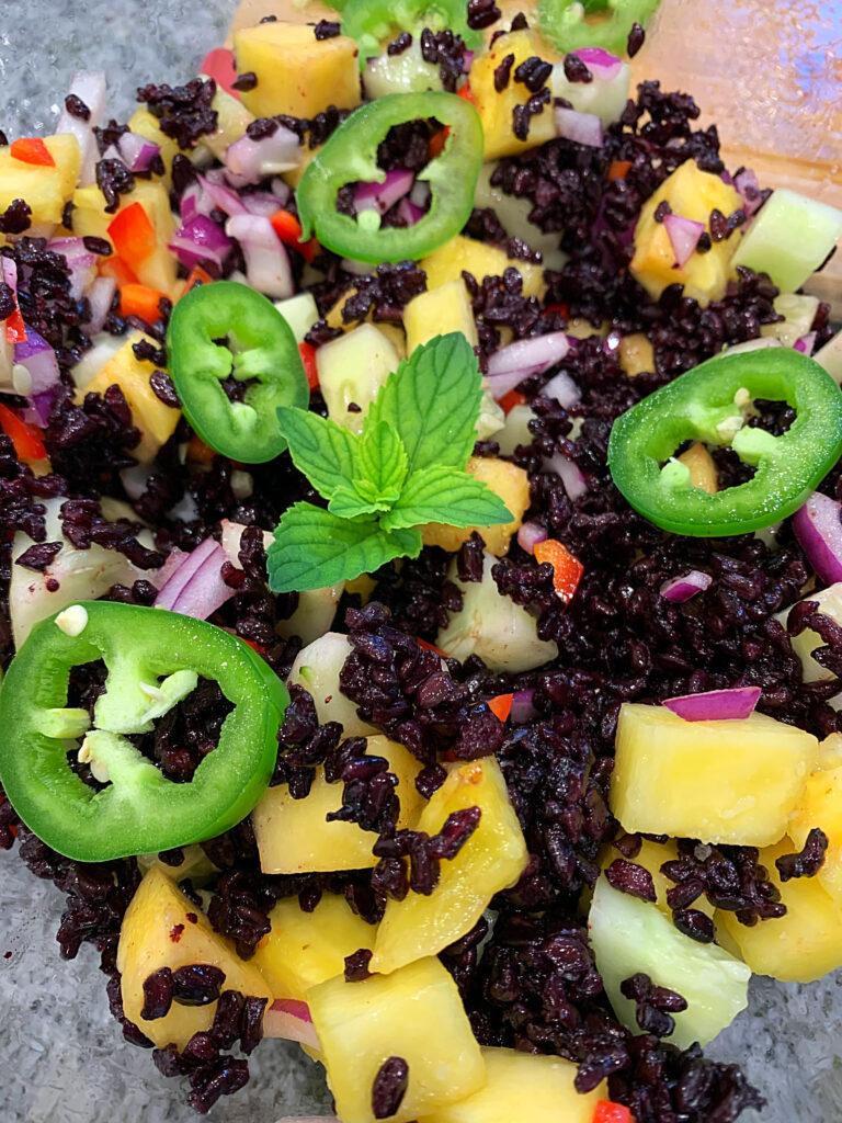 Blackened Catfish with Black Rice - DA' STYLISH FOODIE