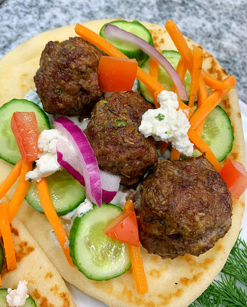 Lamb Meatball Gyro - DA' STYLISH FOODIE