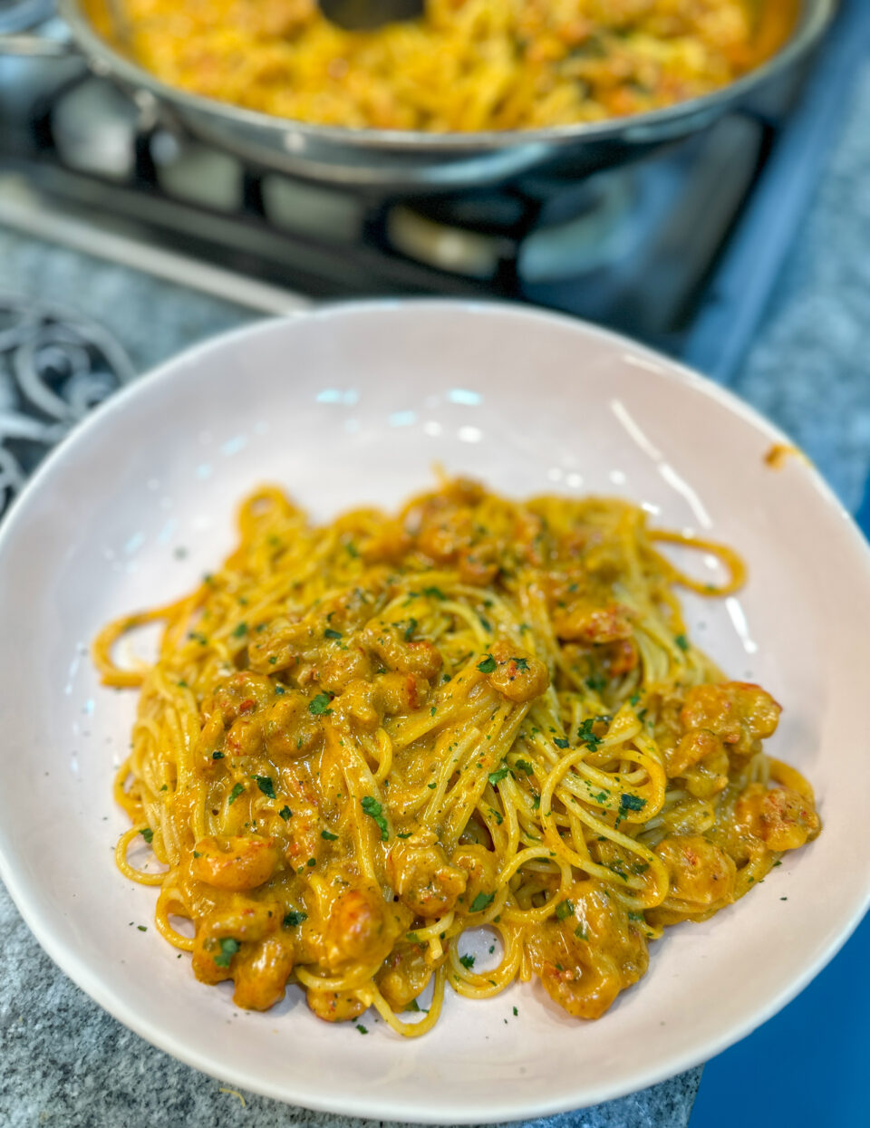 Crawfish Cajun Pasta - DA' STYLISH FOODIE