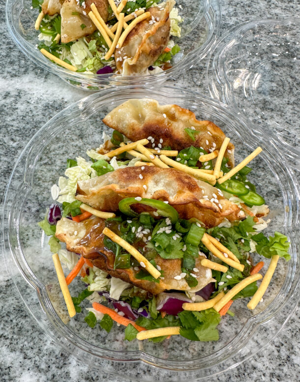 Spicy Dumpling Salad - DA' STYLISH FOODIE