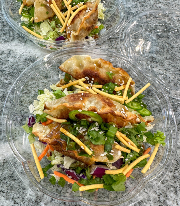 Spicy Dumpling Salad - DA' STYLISH FOODIE