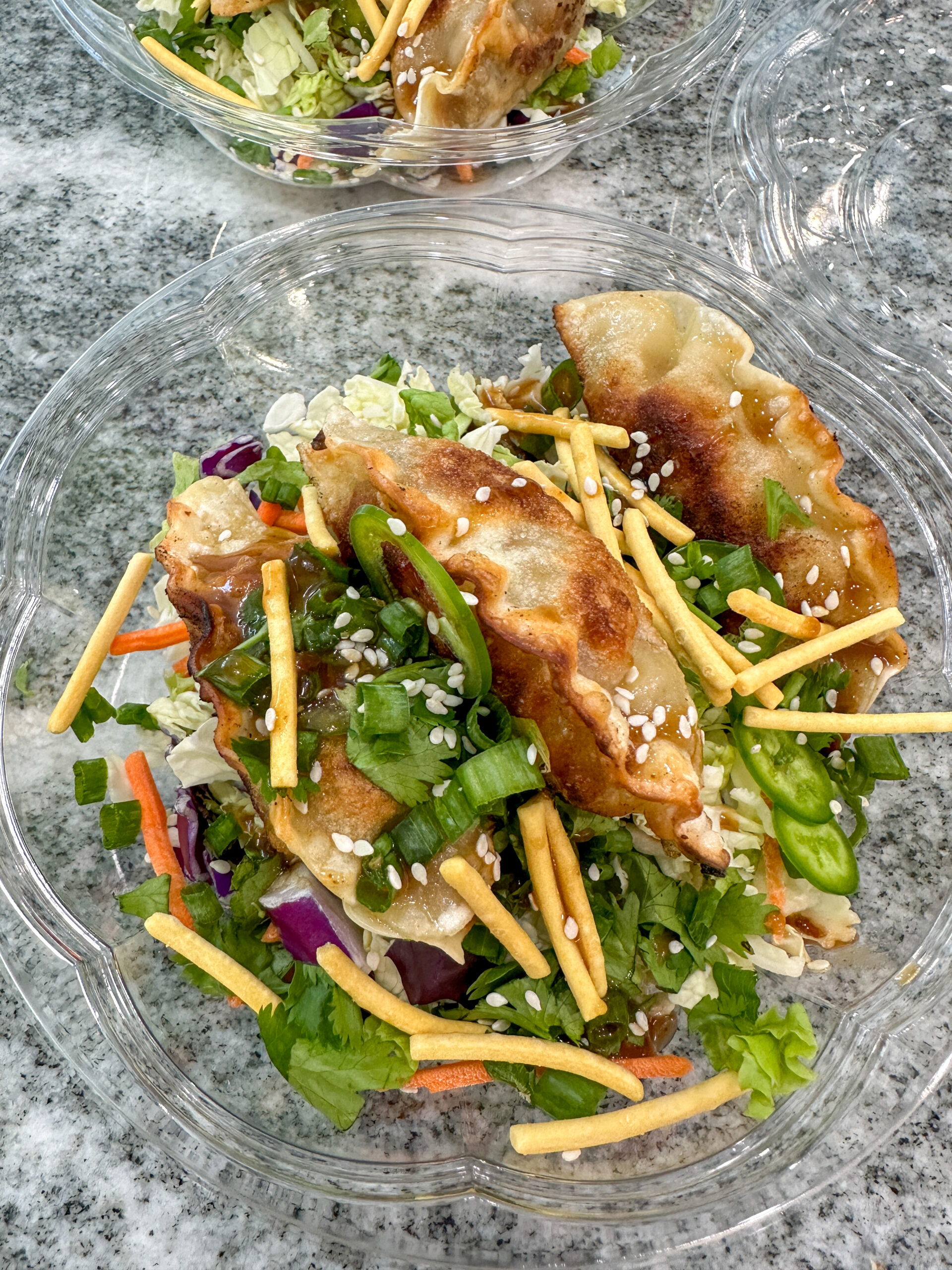 Spicy Dumpling Salad - DA' STYLISH FOODIE